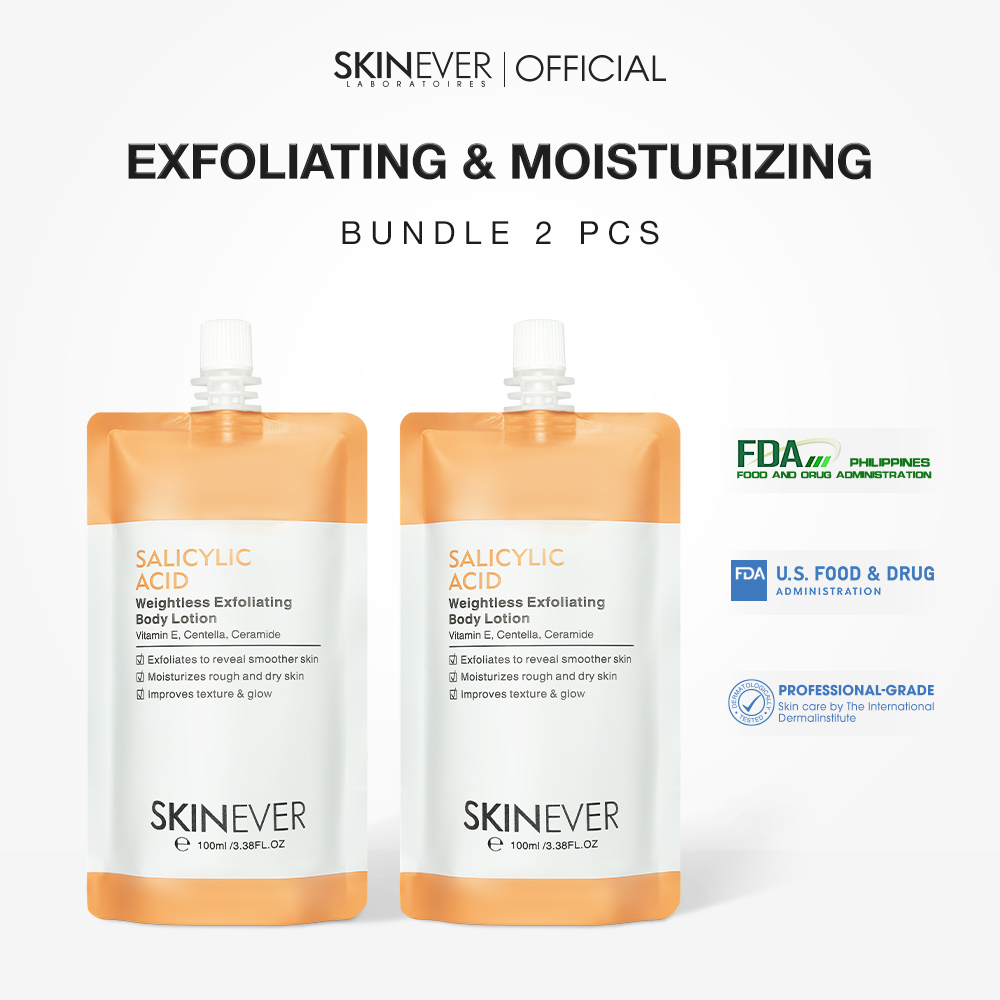 【Buy 1 Take 1】SKINEVER Salicylic Acid Exfoliating Body Lotion | Shopee ...