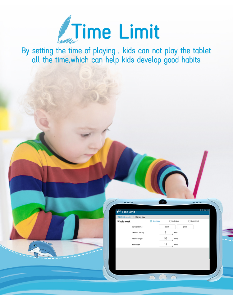 KT802 Kid's Tablet 2024 full-screen HD eye protection 8 inches 1280*800 ...