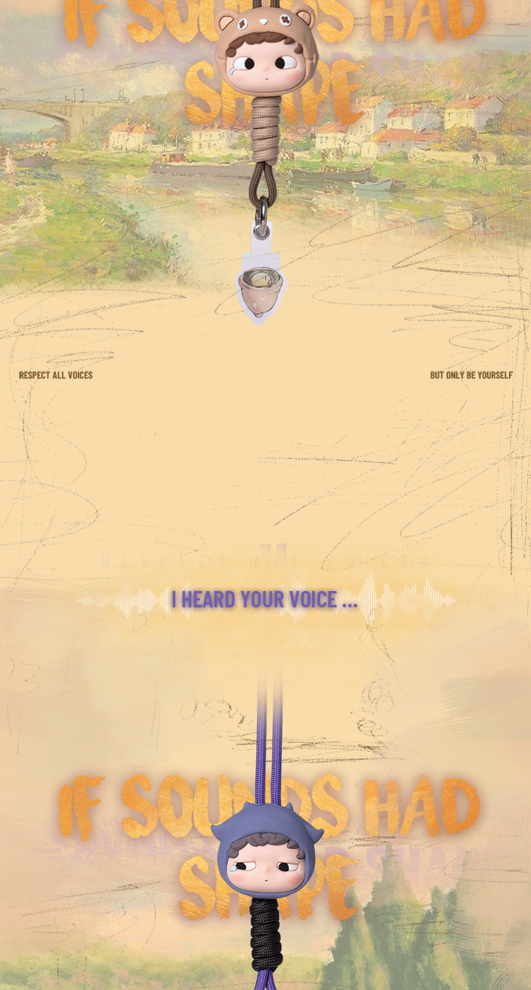 Heyone Ozai If Sounds Had Shape Series Blind Box Key Chain | Shopee ...