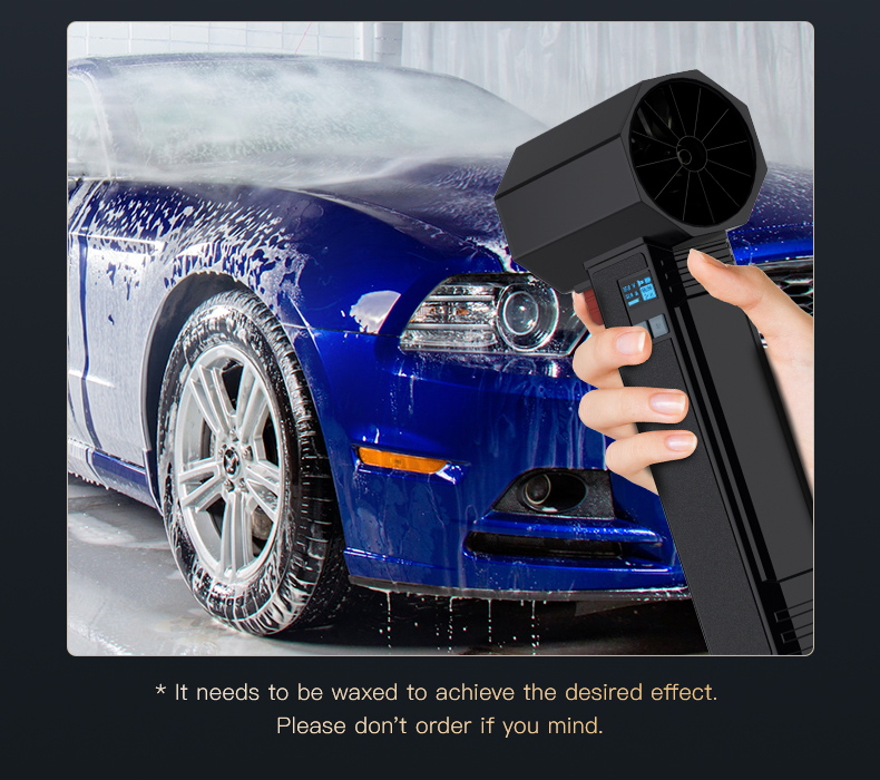 Booster Turbo Car Dryer 1.6kg Thrust Handheld 64mm Brushless Motor ...