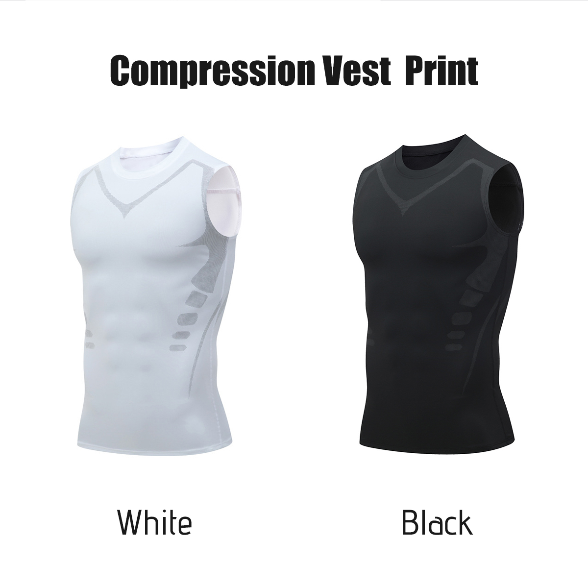 Psyche Combat Vest Shirt Compression Sando For Men Running Basketball ...