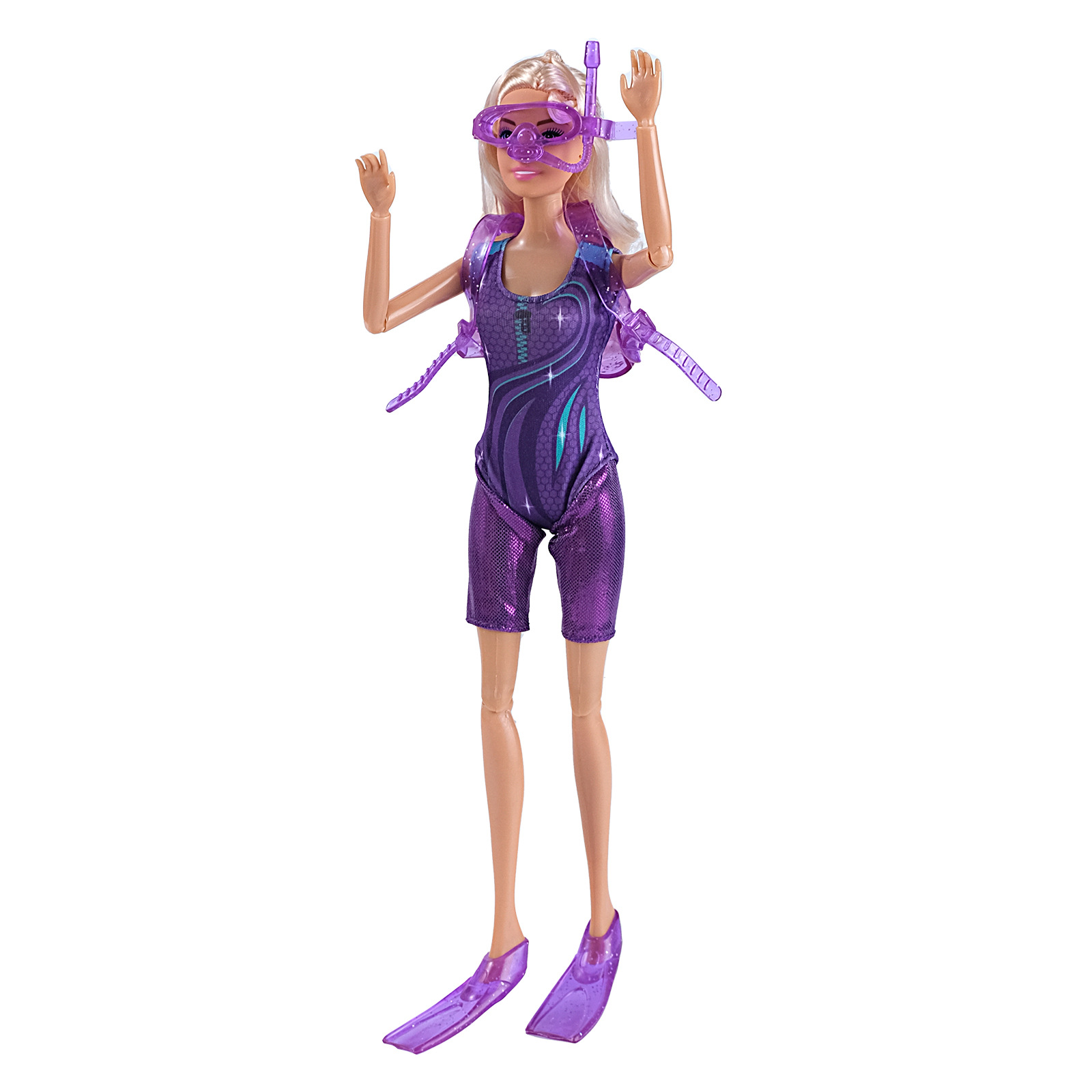Doll Professional Diver Clothing Oxygen Bottle Diving Glasses Toy ...