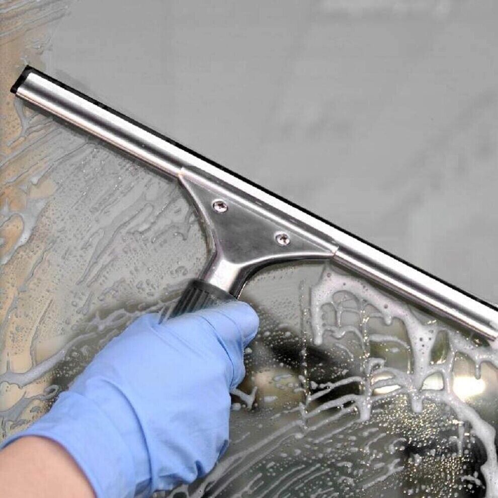 25cm/40cm Stainless Steel Glass Window Wiper Scraper Window Cleaner ...