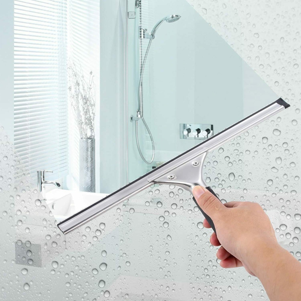 25cm/40cm Stainless Steel Glass Window Wiper Scraper Window Cleaner ...