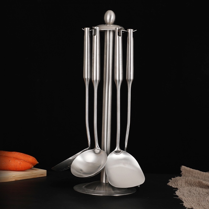 304 Stainless steel wok spatula/wok Soup Ladle/Spatula/Stir Spoon Soup ...