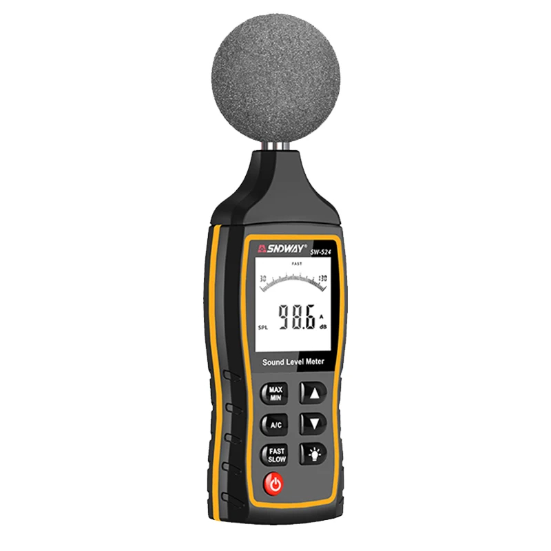 SNDWAY Noise Meter Digital Sound Level Meter Decibel Monitoring Test SW ...