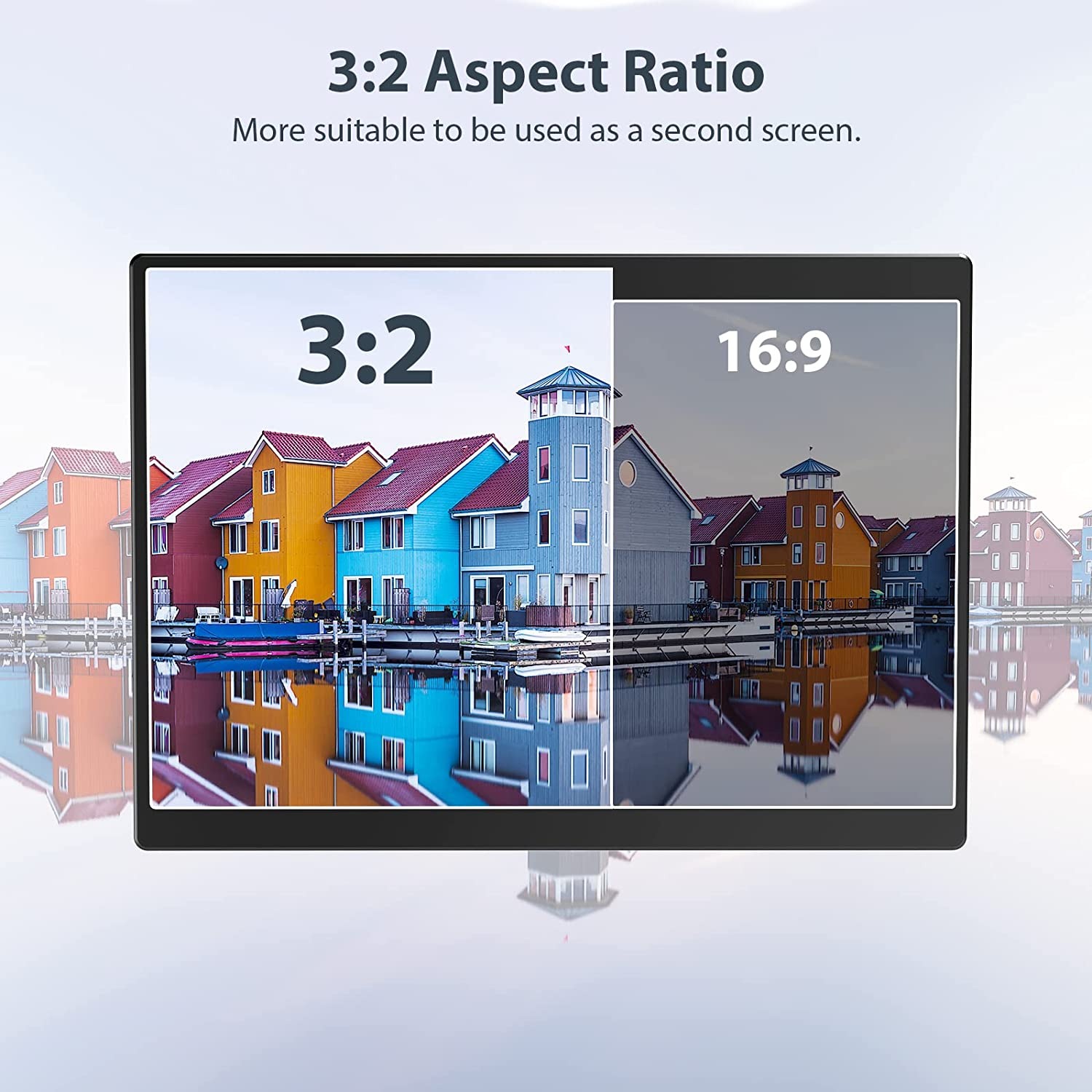 Eyoyo 10.5 inch Small Monitor 1280P, USB-C Portable Laptop Monitor with ...