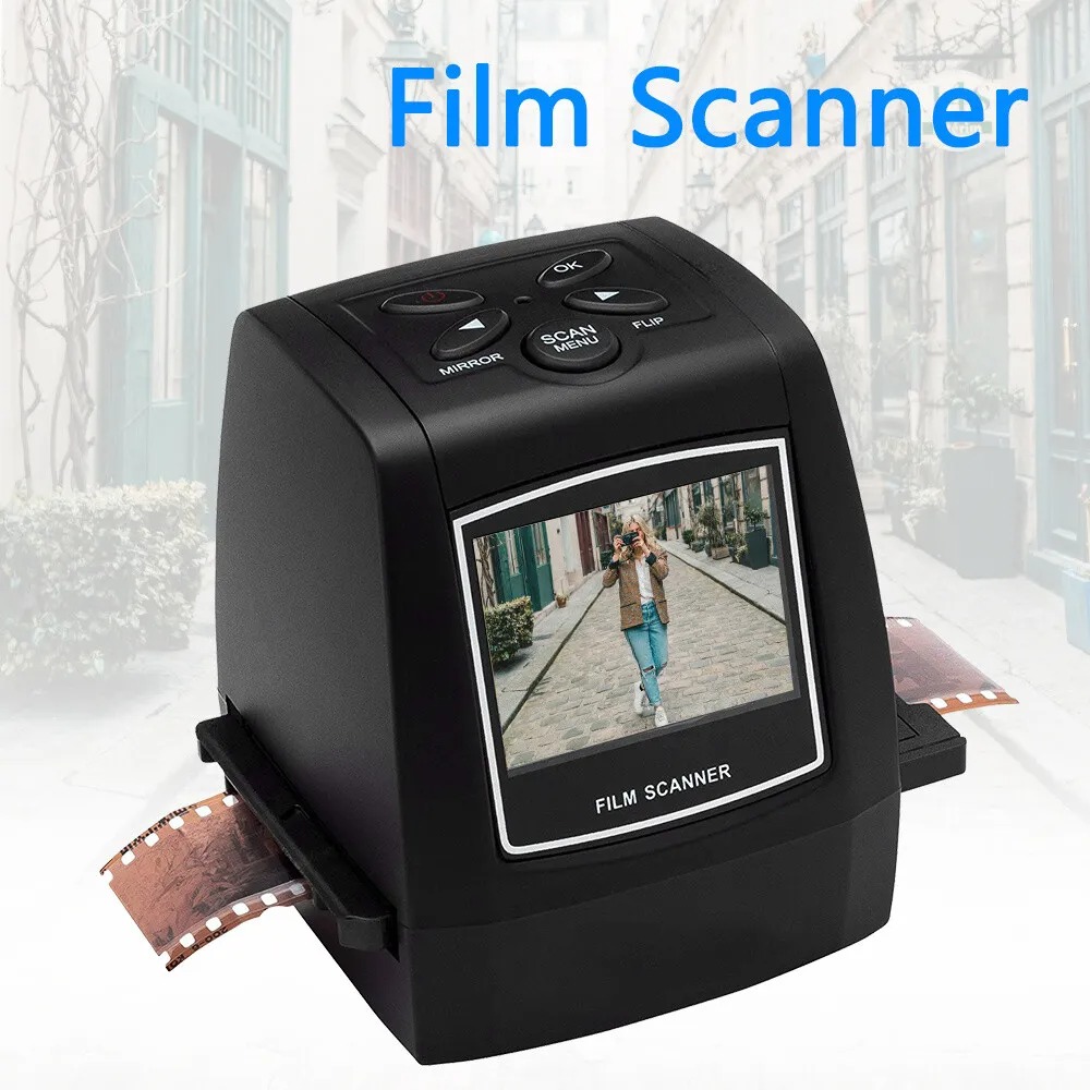35mm LCD Film Scan Photo Scanner Negative Film Slide Viewer monochrome ...