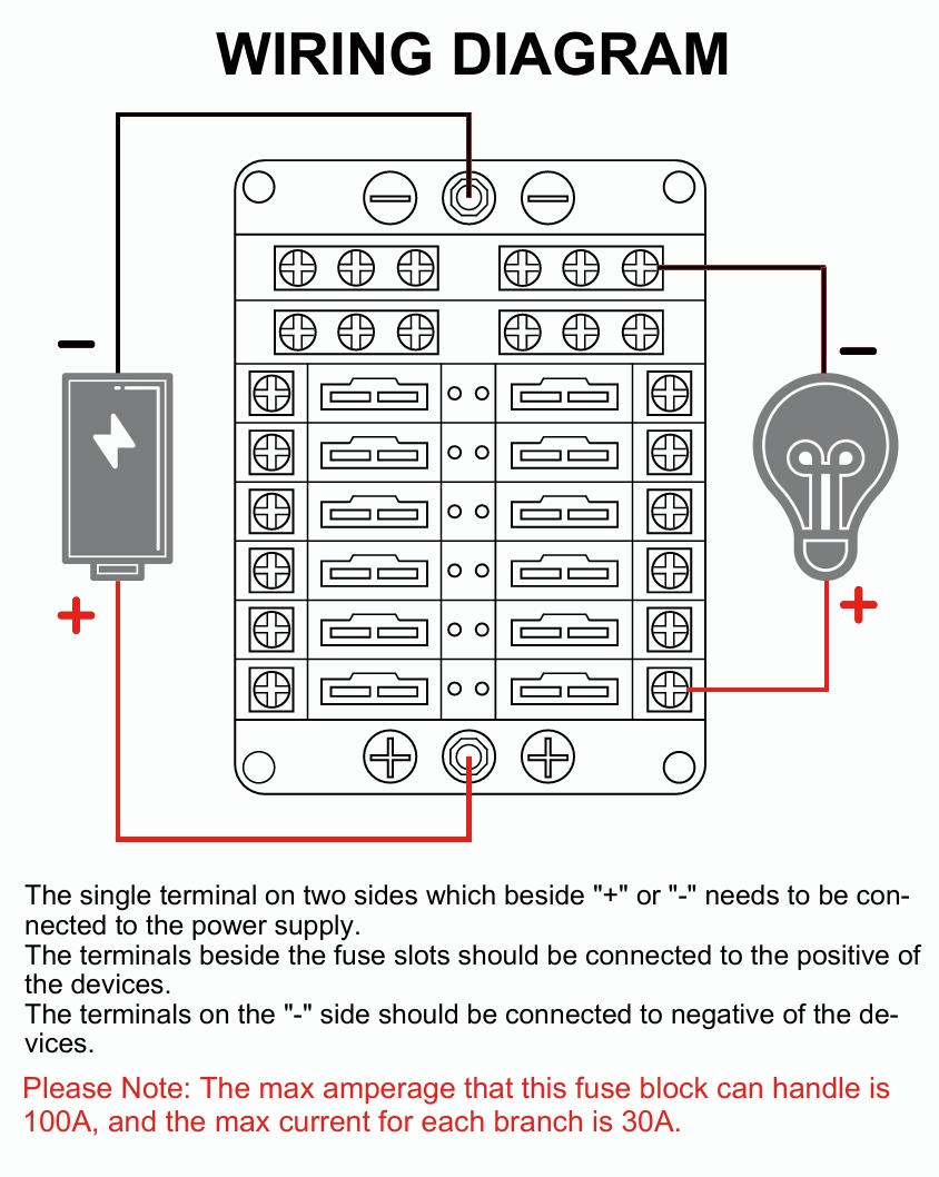 【Local Stock】32V 12 Way Fuse Box Leakage Short Circuit Overload ...