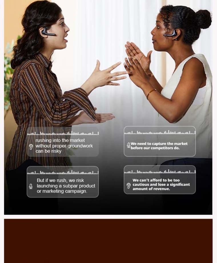 Timekettle W4 Pro Simultaneous Translation headset Simultaneous real-time conversation Audio and ...