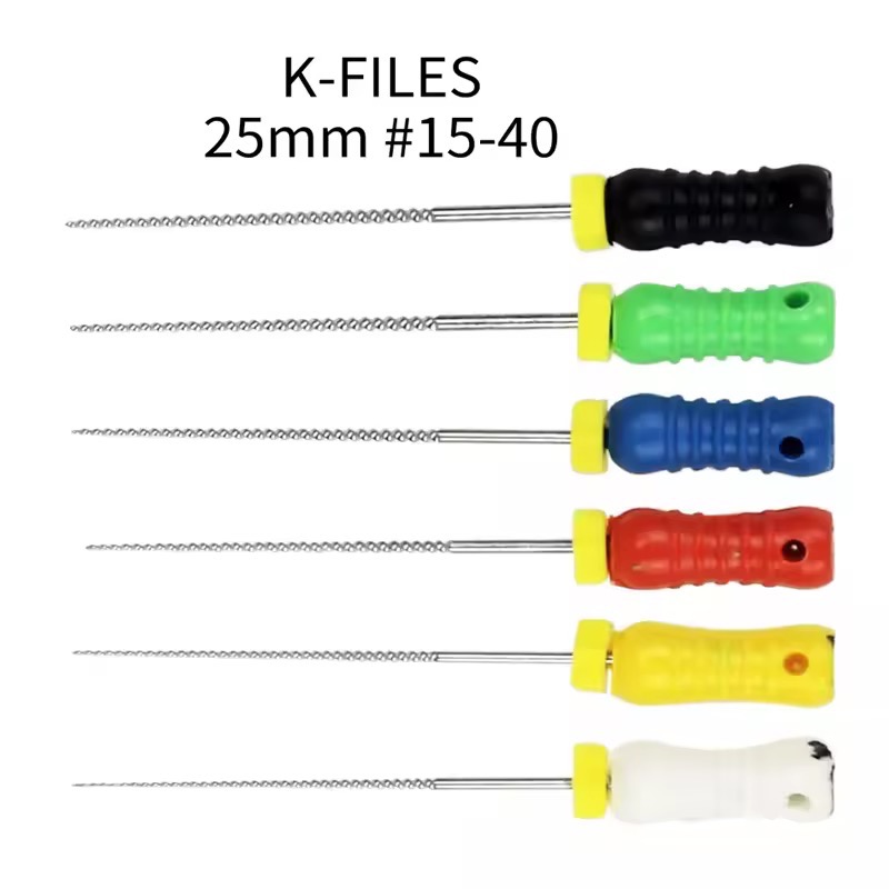 Dental K-Files H-Files Endodontic Root Canal Hand Use niti steel endo ...