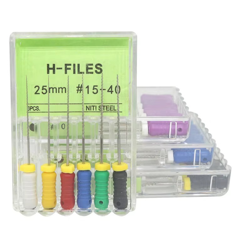 Dental K-Files H-Files Endodontic Root Canal Hand Use niti steel endo ...