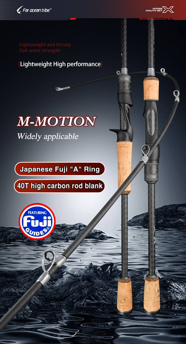 Metis1.8/2.1/2.4 Fuji M medium/Light fishing rod Carbon fiber fishing ...