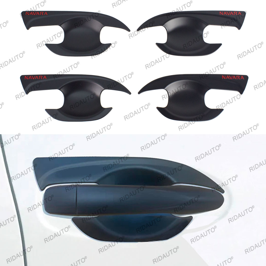 Matte Black Door Handle Insert Scratch Protector Protection For NISSAN ...