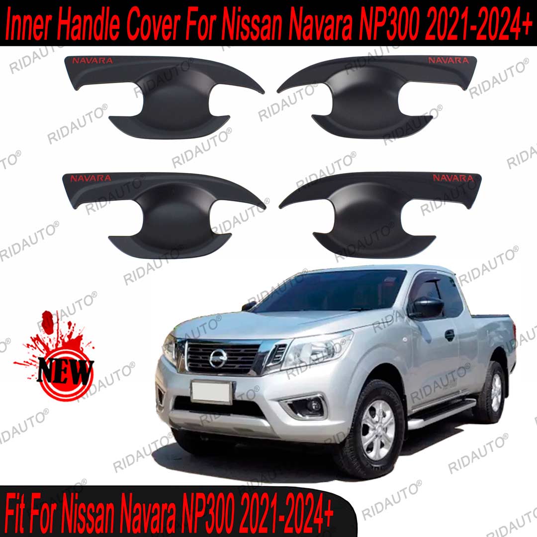 Matte Black Door Handle Insert Scratch Protector Protection For NISSAN ...