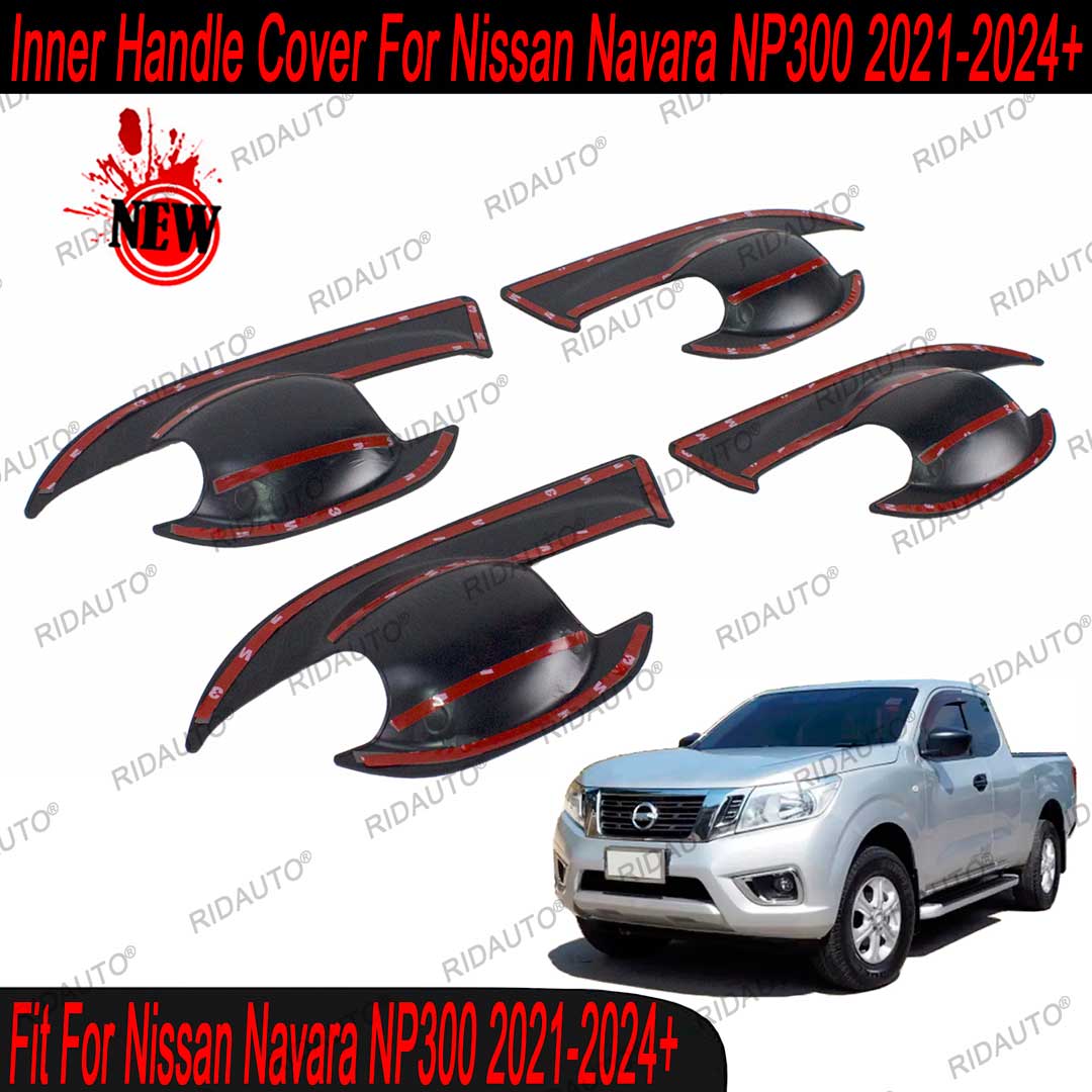 Matte Black Door Handle Insert Scratch Protector Protection For NISSAN ...