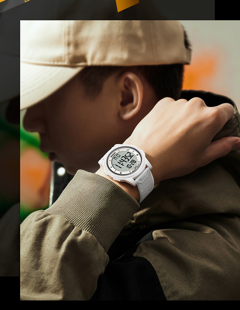 Sanda 6107 Trend Simple Large Screen Ultra-thin Luminous Waterproof ...