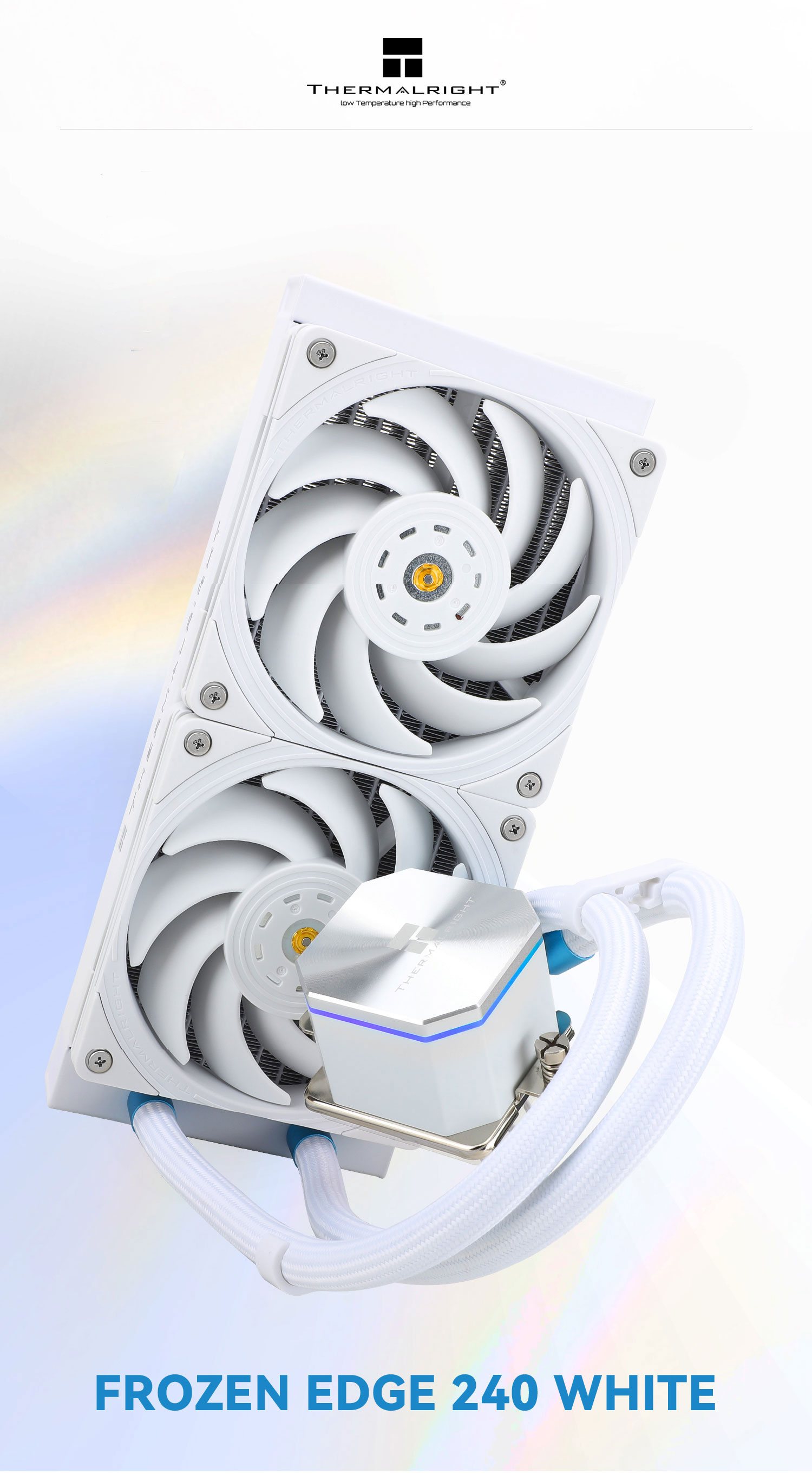 Thermalright Frozen Edge 240 White/Black Integrated Water-cooled CPU ...