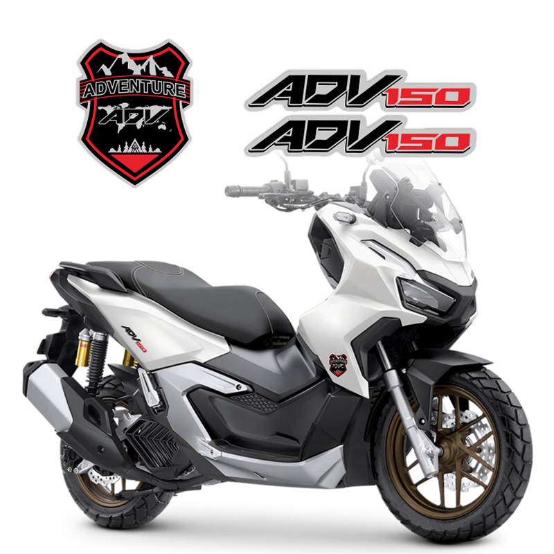 Honda ADV 160 150 350 3D emblem epoxy resin sticker for motorcycle ...