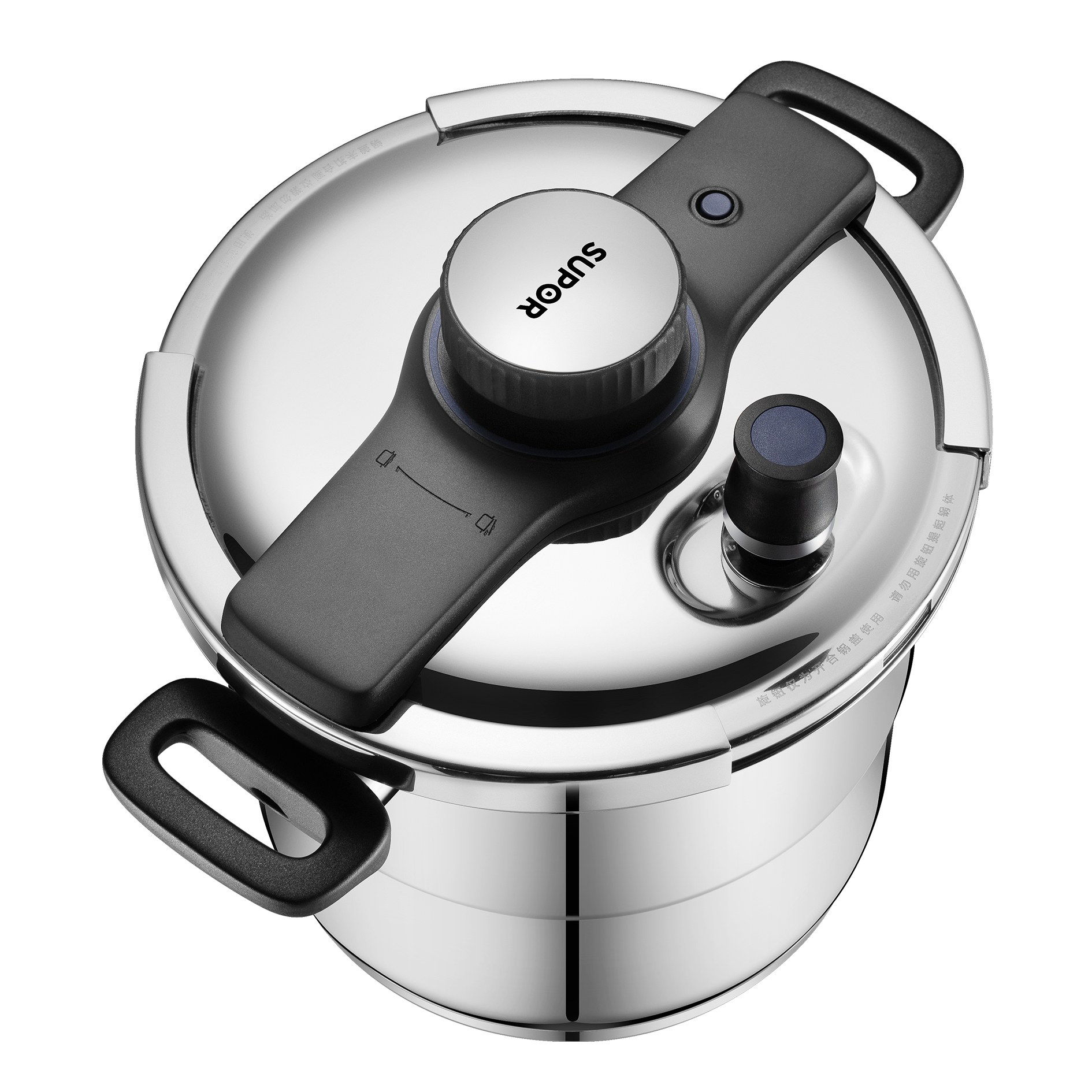 Supor Original 304 Stainless Steel Pressure Cooker Heavy Duty 7.2L With ...