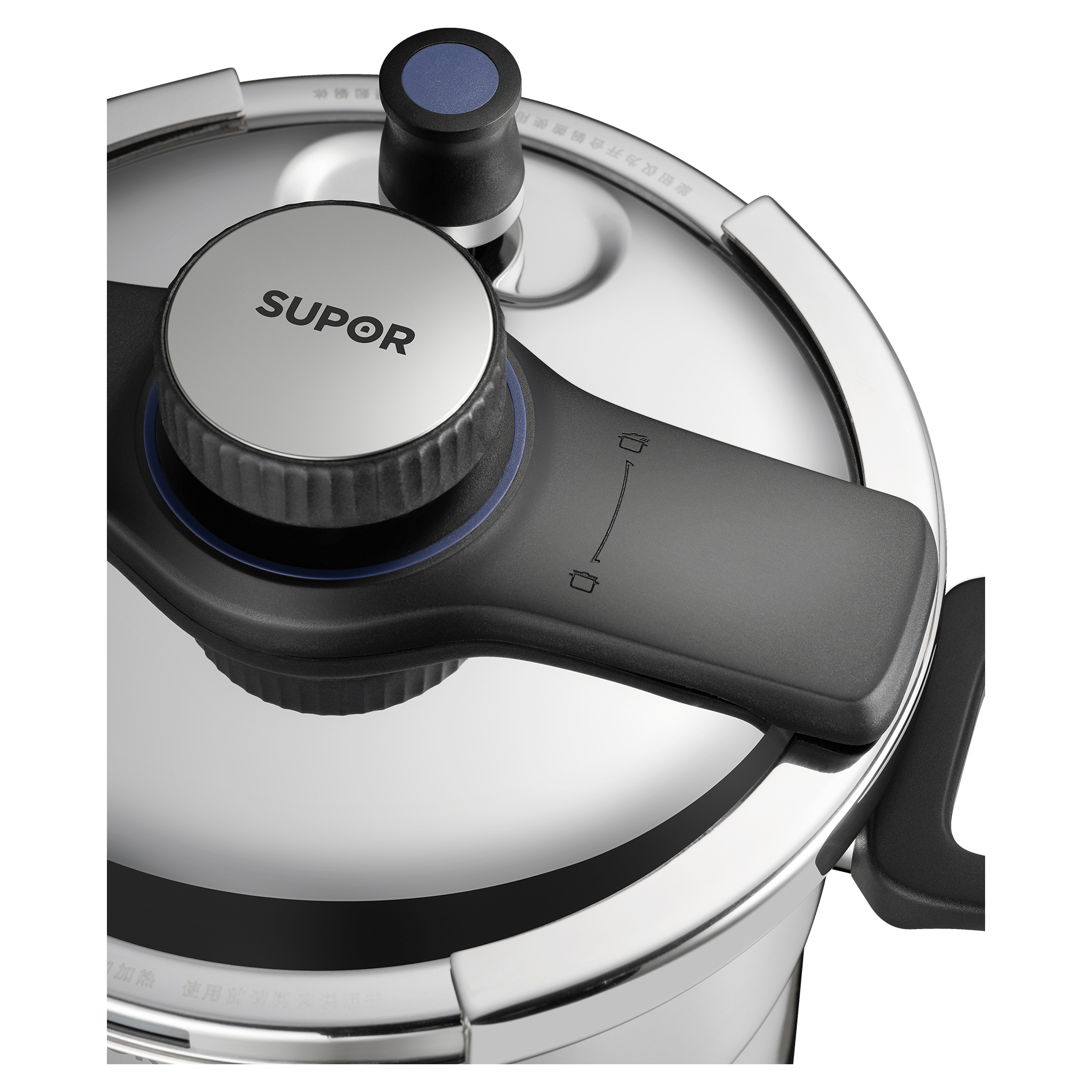 Supor Original 304 Stainless Steel Pressure Cooker Heavy Duty 7.2L With ...