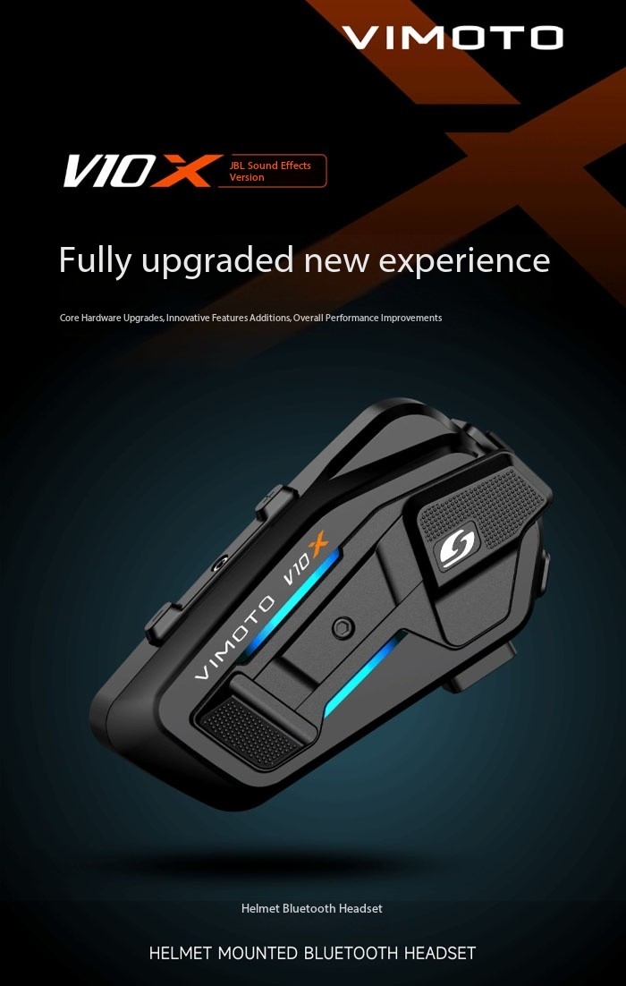 VIMOTO V10 Motorcycle Helmet Bluetooth Earphones PRO Full Helmet V9S ...