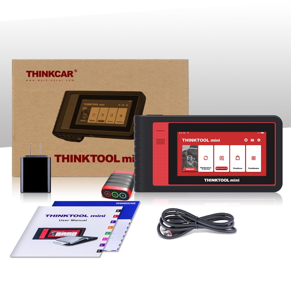 Thinkcar Thinktool Mini Car Advanced Bluetooth OBD2 Scanner Full System ...