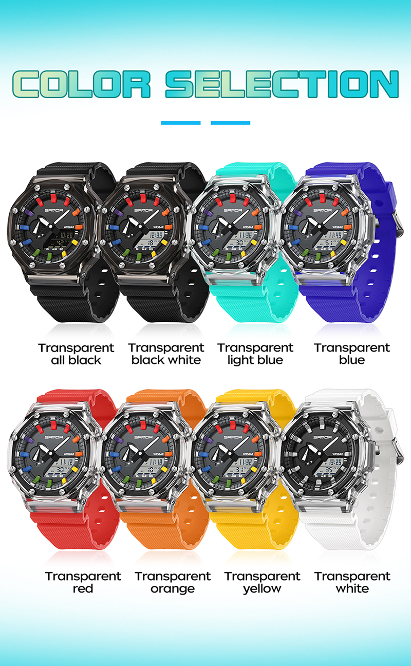 SANDA 3341/in stock New Transparent Series Stylish and Simple ...