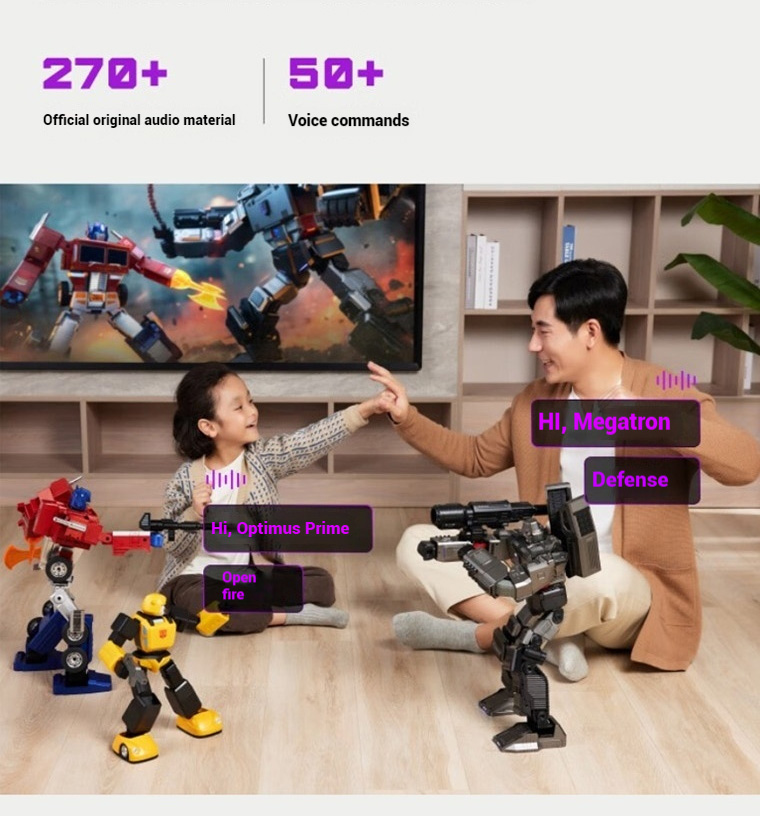 Robosen Megatron Transformers Smart Robot English Dialogue Megatron G1 ...