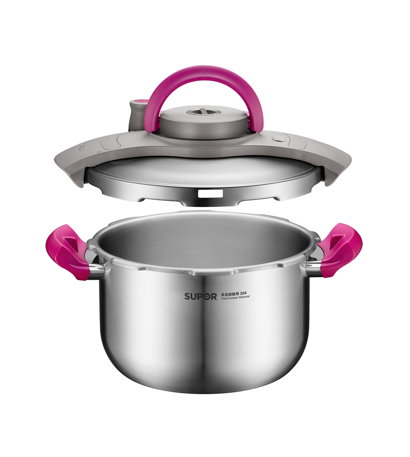Supor Original 304 Stainless Steel Pressure Cooker Heavy Duty Explosion ...