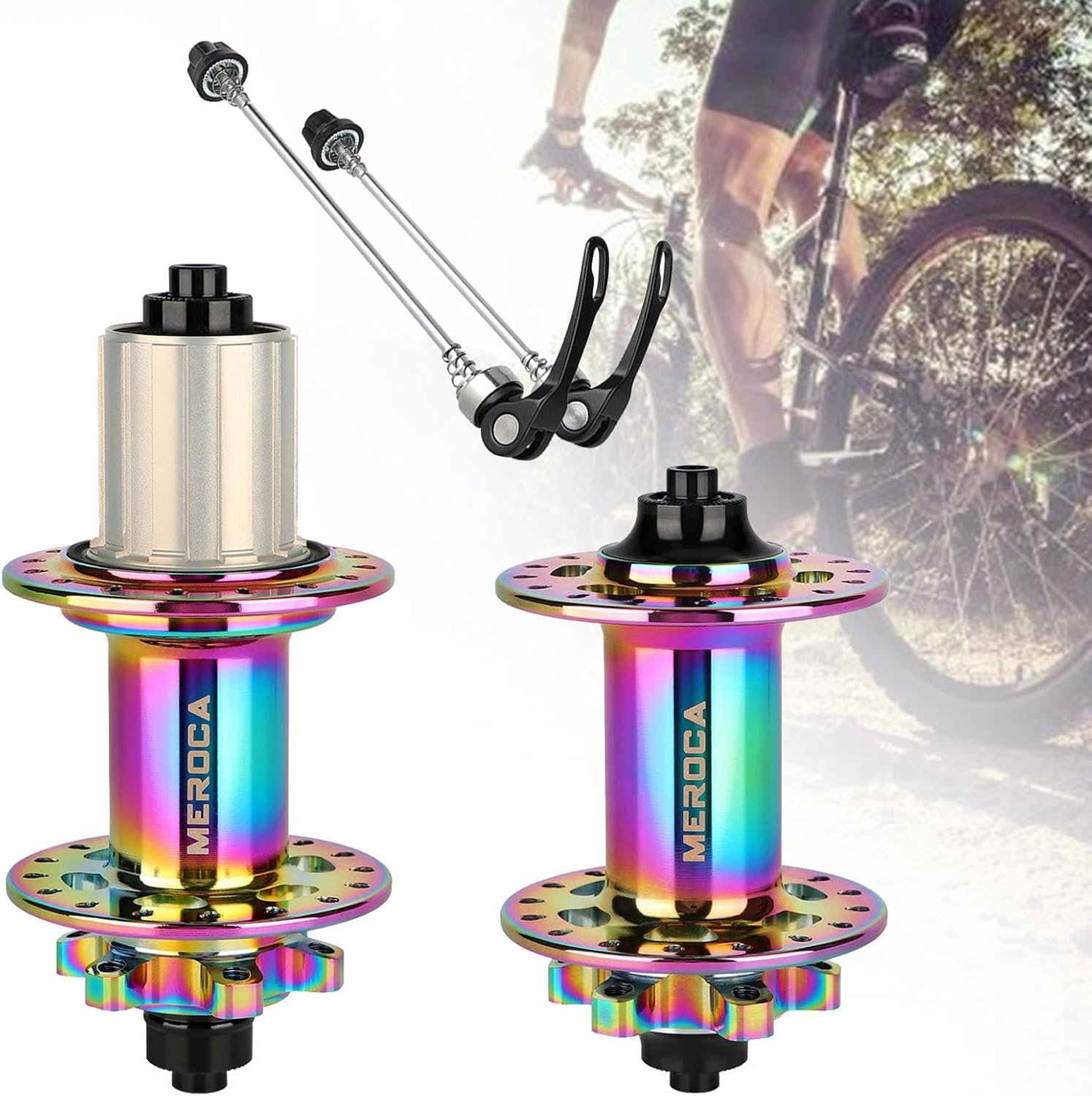 Bike Hubs 5 Bearing,Quick release hub 32 hole 120 Click Sound bicycle ...