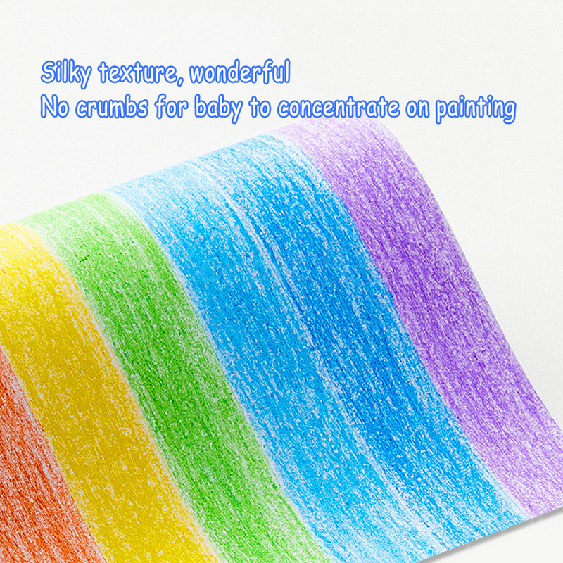 Multi-color Water Drop Shape No-dirty Hands Crayons Box Set Non-toxic ...