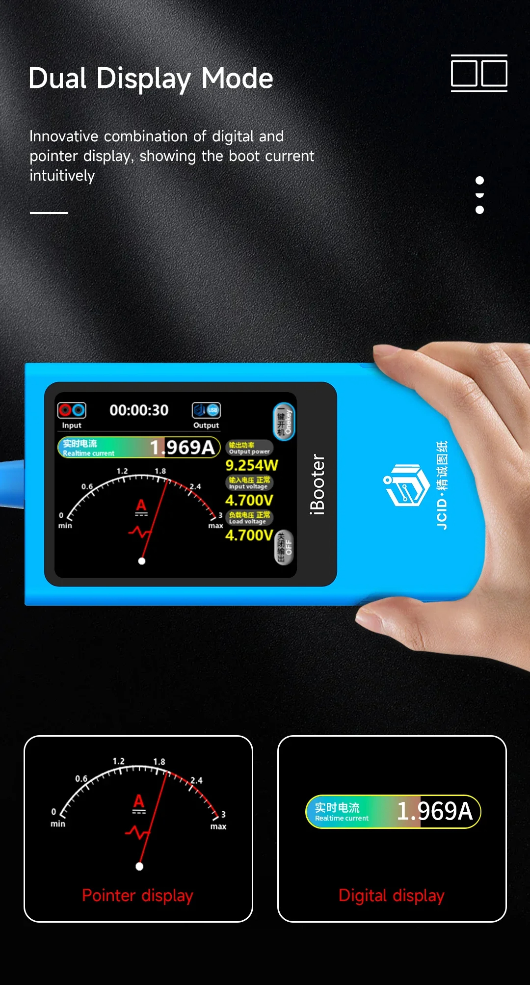 JC iBooter Precision Current Analyzer Fault Date Detector One Key Boot ...