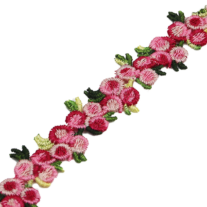 3 Yards/Pack 20mm Wide Embroidery Water-Soluble Lace Fabric Ribbon ...