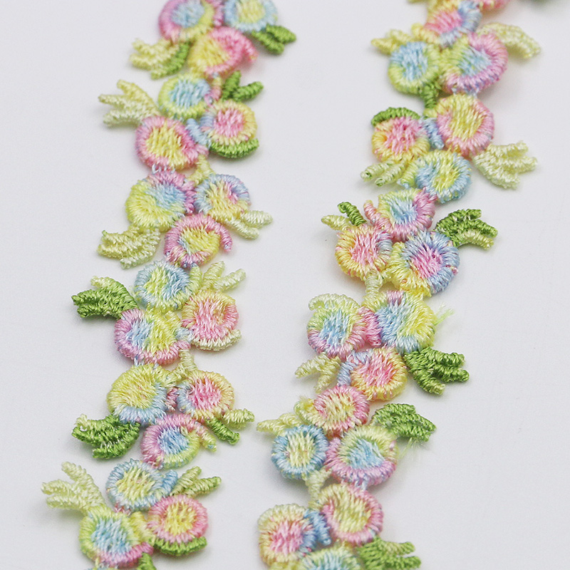 3 Yards/Pack 20mm Wide Embroidery Water-Soluble Lace Fabric Ribbon ...