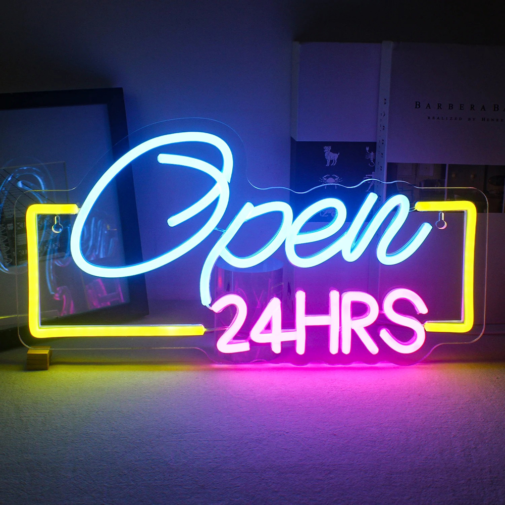 Hello We Are Open Neon Sign Business Shop Opening Neon Sign LED Light ...