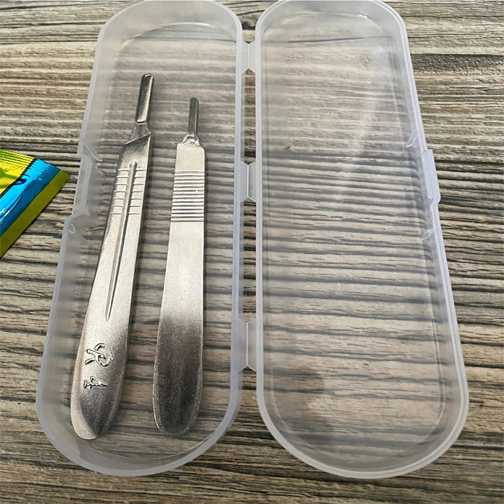 KUAIQU 10pcs Blades Stainless Steel Surgical Scalpel 11# 23# Removable ...