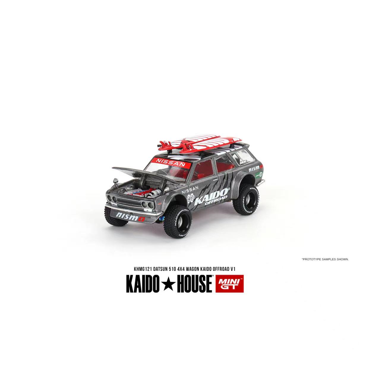 Kaido House + MINIGT Model Car Datsun KAIDO 510 Wagon 4x4 Kaido Offroad ...