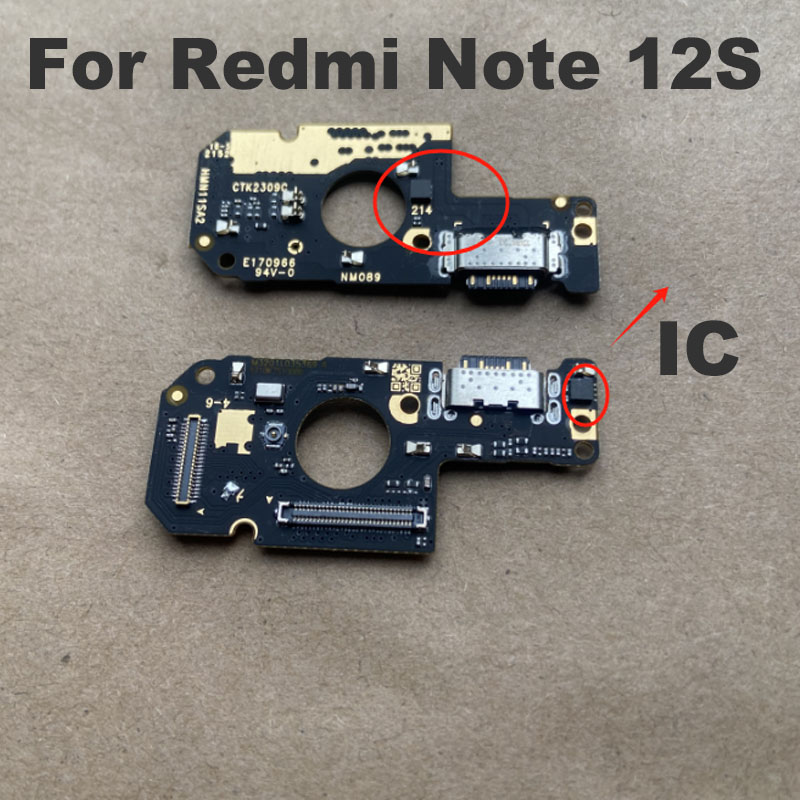 For Xiaomi Redmi Note 12S USB Charging Port Mic Microphone Dock ...