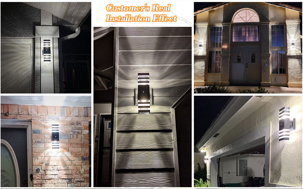 Led Wall Light Sensor Automatic Lights Indoor Wall Lamp Outdoor ...