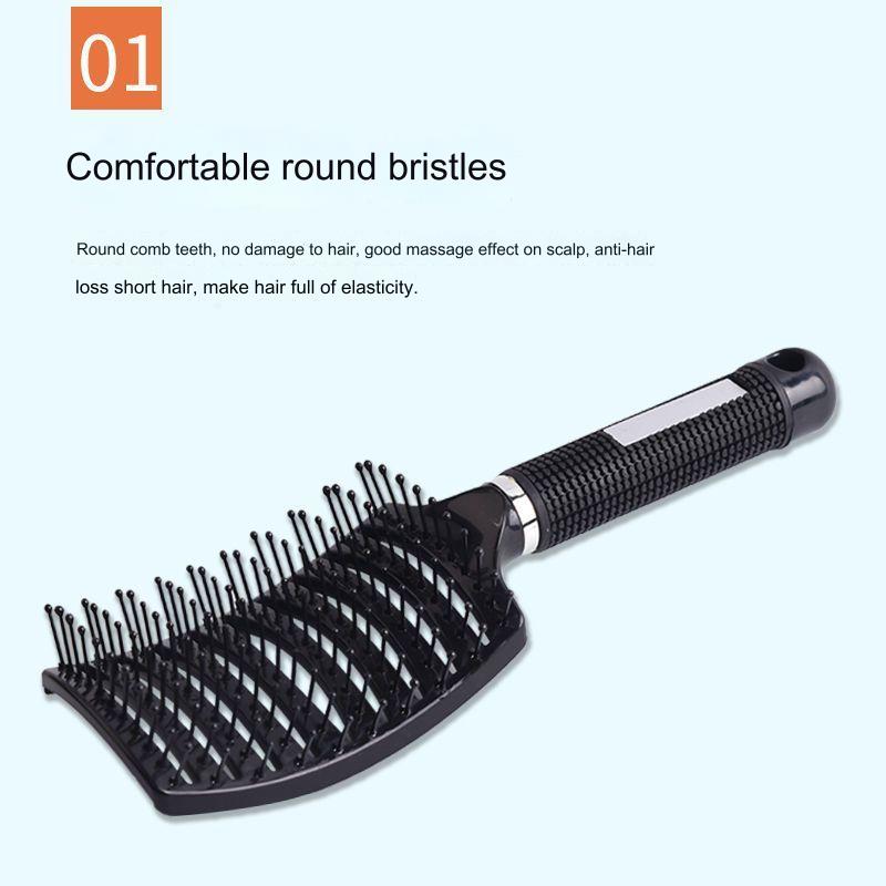 Hair Comb Detangling Hair Brush Hairdressing Comb Premium Large Semi ...