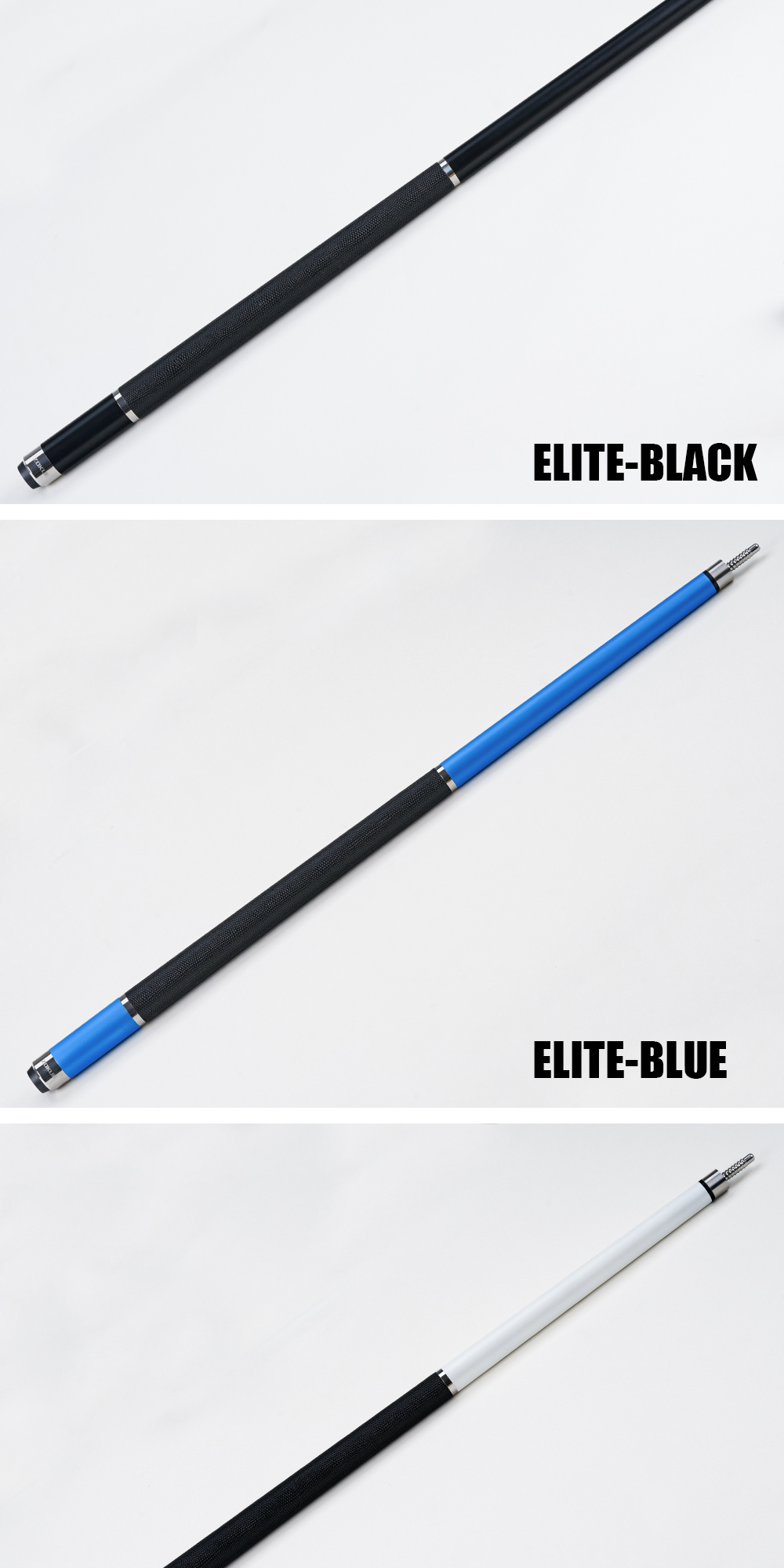 ZOKUE Elite Series Carbon Fiber Pool Cue Low Deflection Full Carbon ...