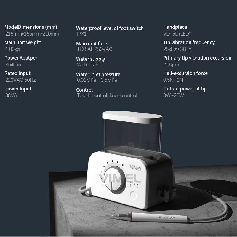 LED Portable Dental Ultrasonic Scaler Root Canal Irrigation Machine ...