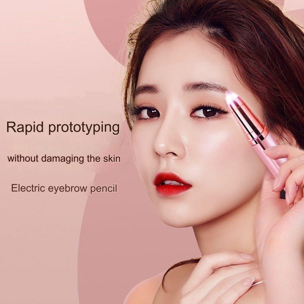 Multifuctuinal Electric Eyebrow Trimmer USB Charging Removal Epilator ...