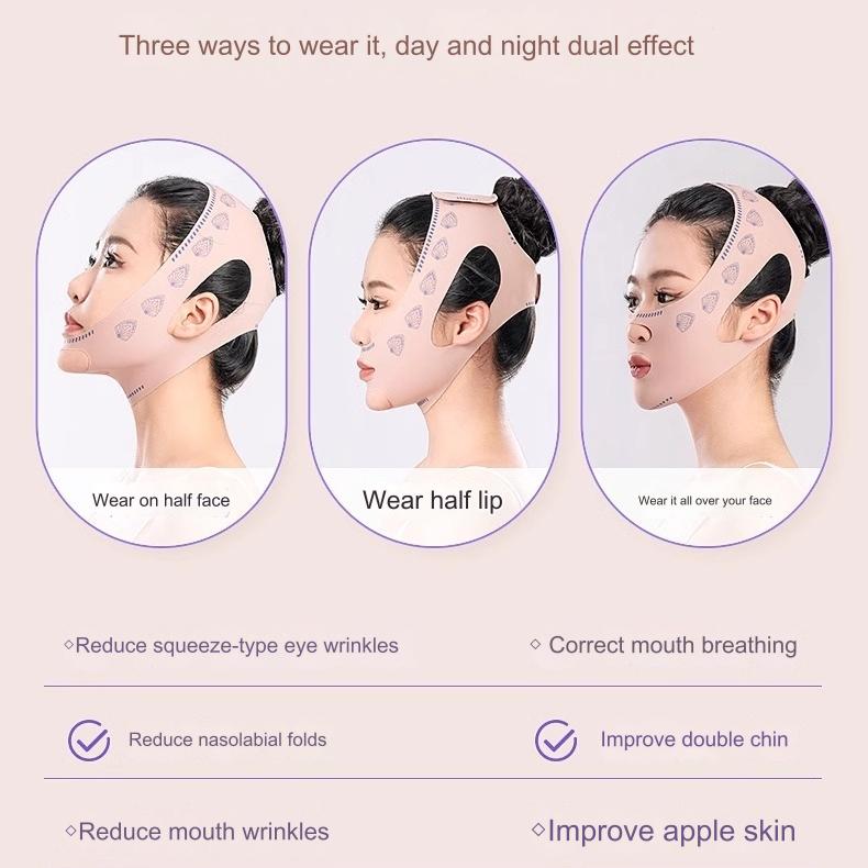 Face V Shape Face Lifting Slimming Bandage Belt Tape Facial Cheek V ...