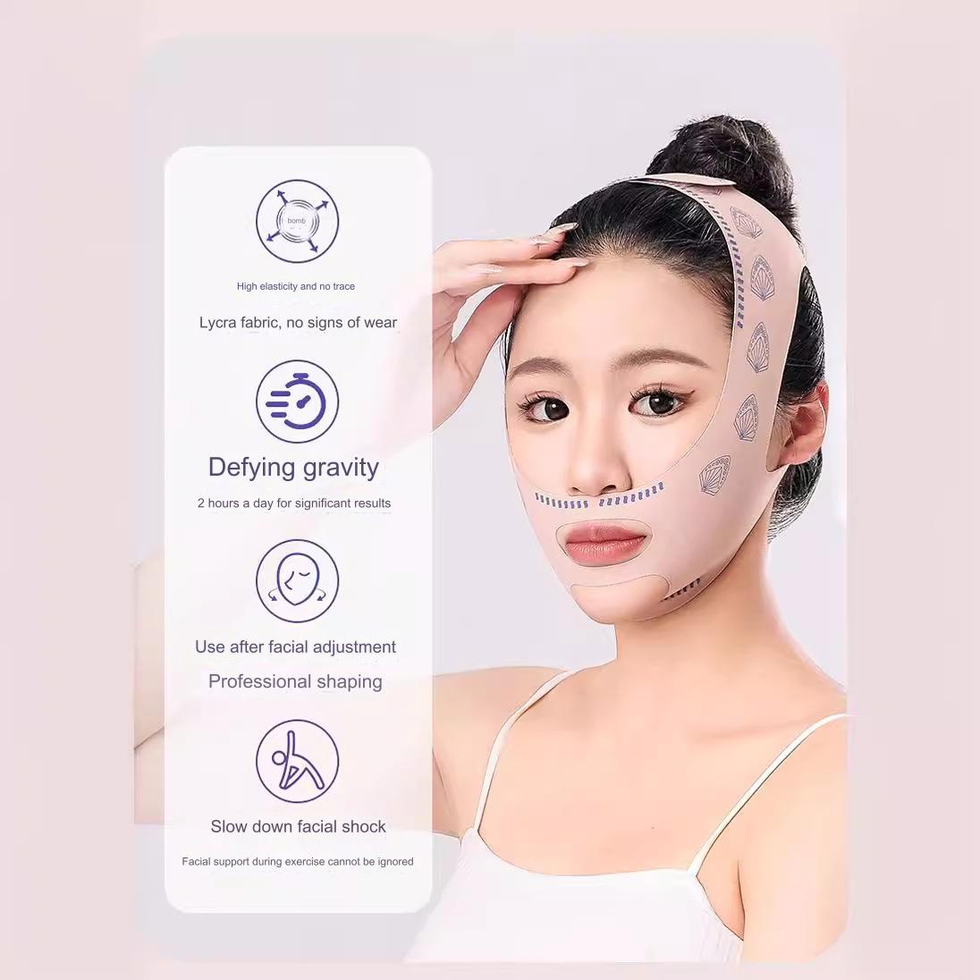 Face V Shape Face Lifting Slimming Bandage Belt Tape Facial Cheek V ...