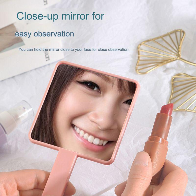 Mirror Handy Makeup Mirror Hand-held Vanity Mini Mirror with Handle ...