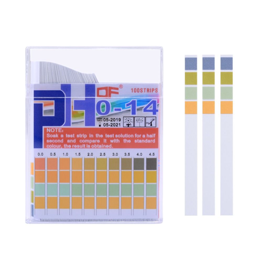 PH Tester Strip 100 pieces / Ph Level 0-14/ litmus paper testing strip ...