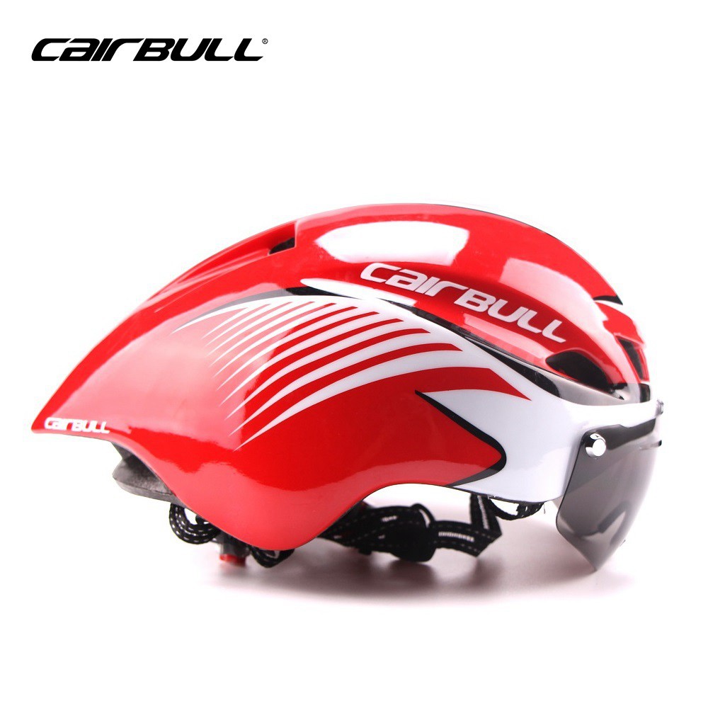 New 290g Aero TT Road Bike Helmet Goggles Racing Cycling Sports Safety ...