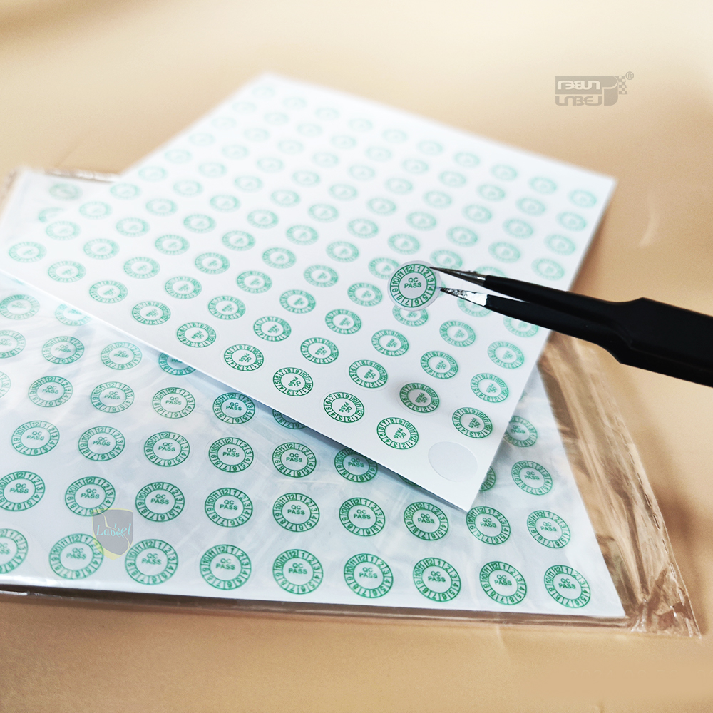 1000 pcs disposable warranty date sticker paper invalid torn fragile ...